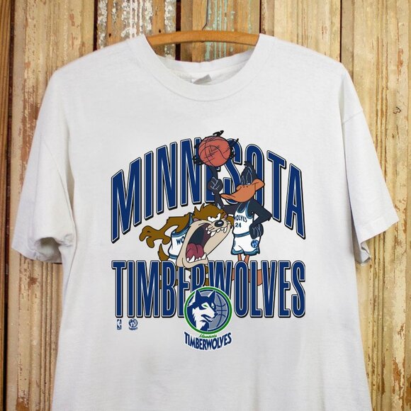 Shirts | Vintage Nb A Minnesota Timberwolves Looney Tunes Basketball Tshirt | Poshmark